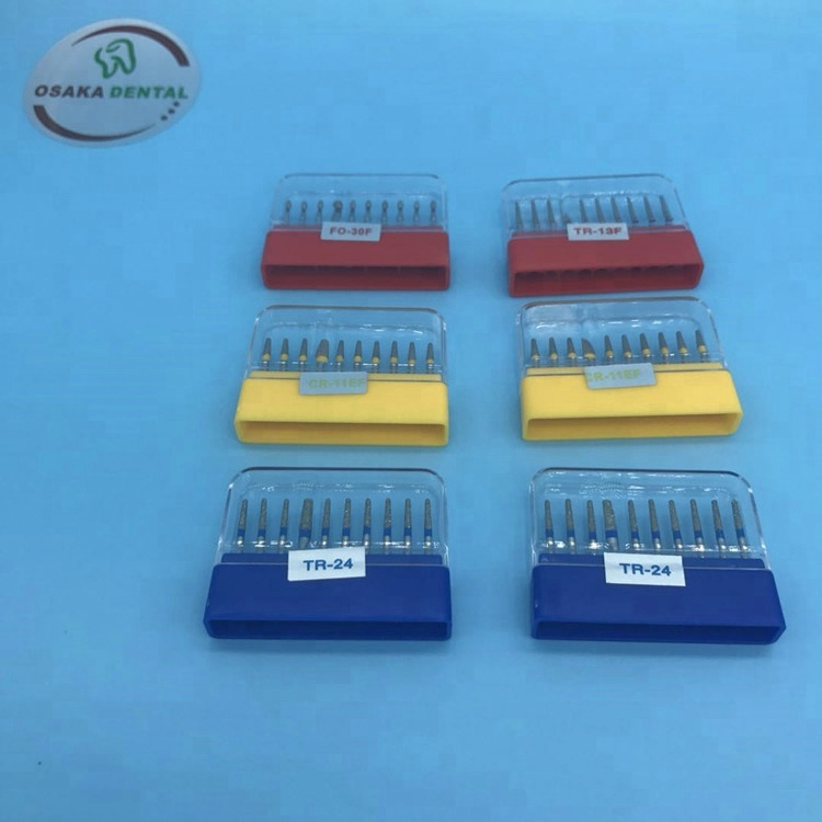 Diamond Burs Dental 100-Piece Dental Diamond Burs Set – FG Shank, 100 ...