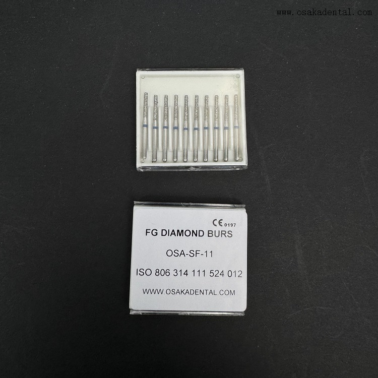 Dental FG Diamond Bur 10pcs/box OSA-F656-T5 New Packing - Buy Dental FG ...