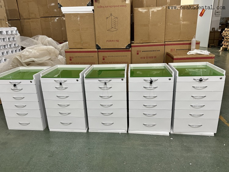 Dental Mobile Tool Cart 5 Drawers with Lock OSA-T5 - Buy Dental Mobile ...