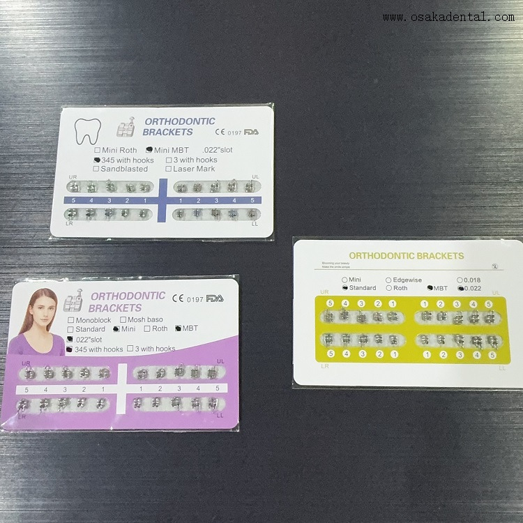 Dental Orthodontic Monoblock Bondable Metal Bracket - Buy Orthodontic ...