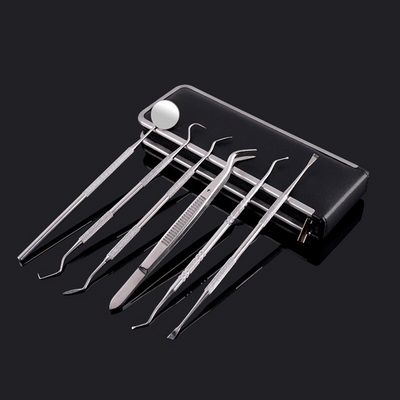 A Dental Instrument 6 PCS One Set with Bag Packing